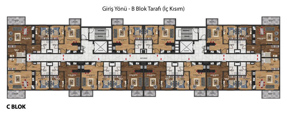 Yeşilyurt Park C Blok Kat:2 - Yeşilyurt Park IPTS